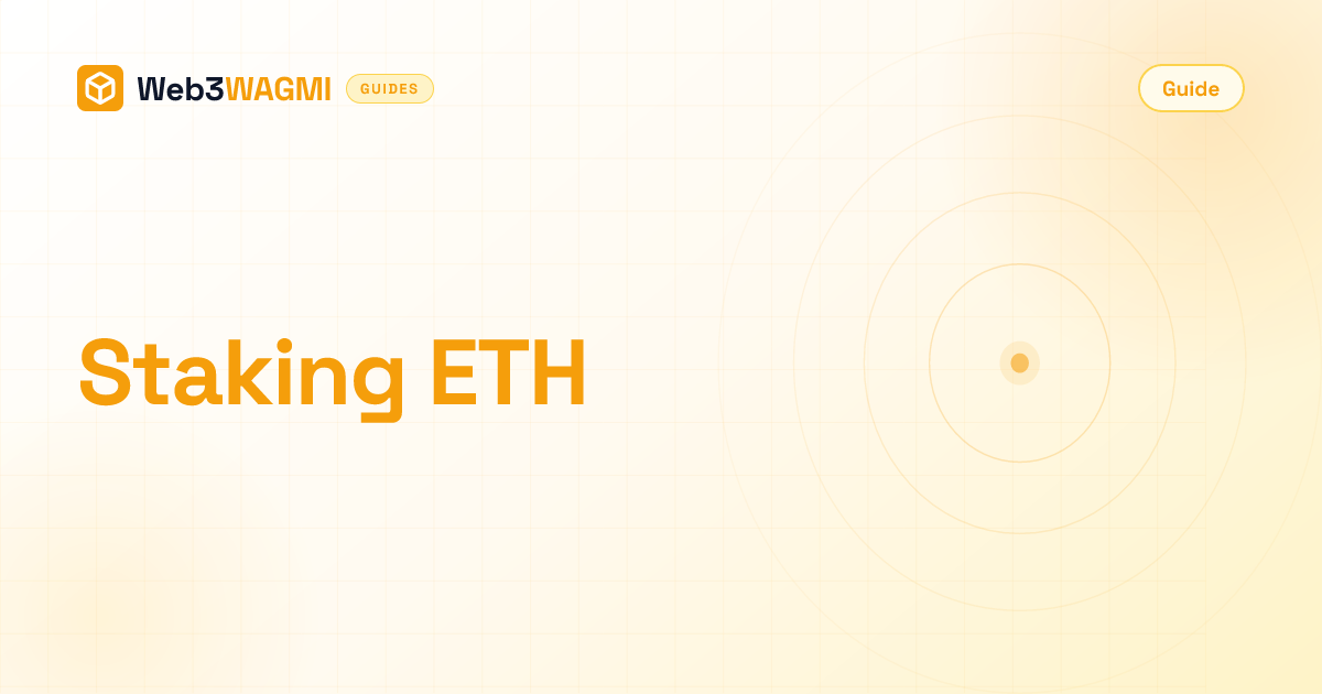 Staking ETH in 2026: Solo, Liquid, CEX, and DVT | Web3WAGMI